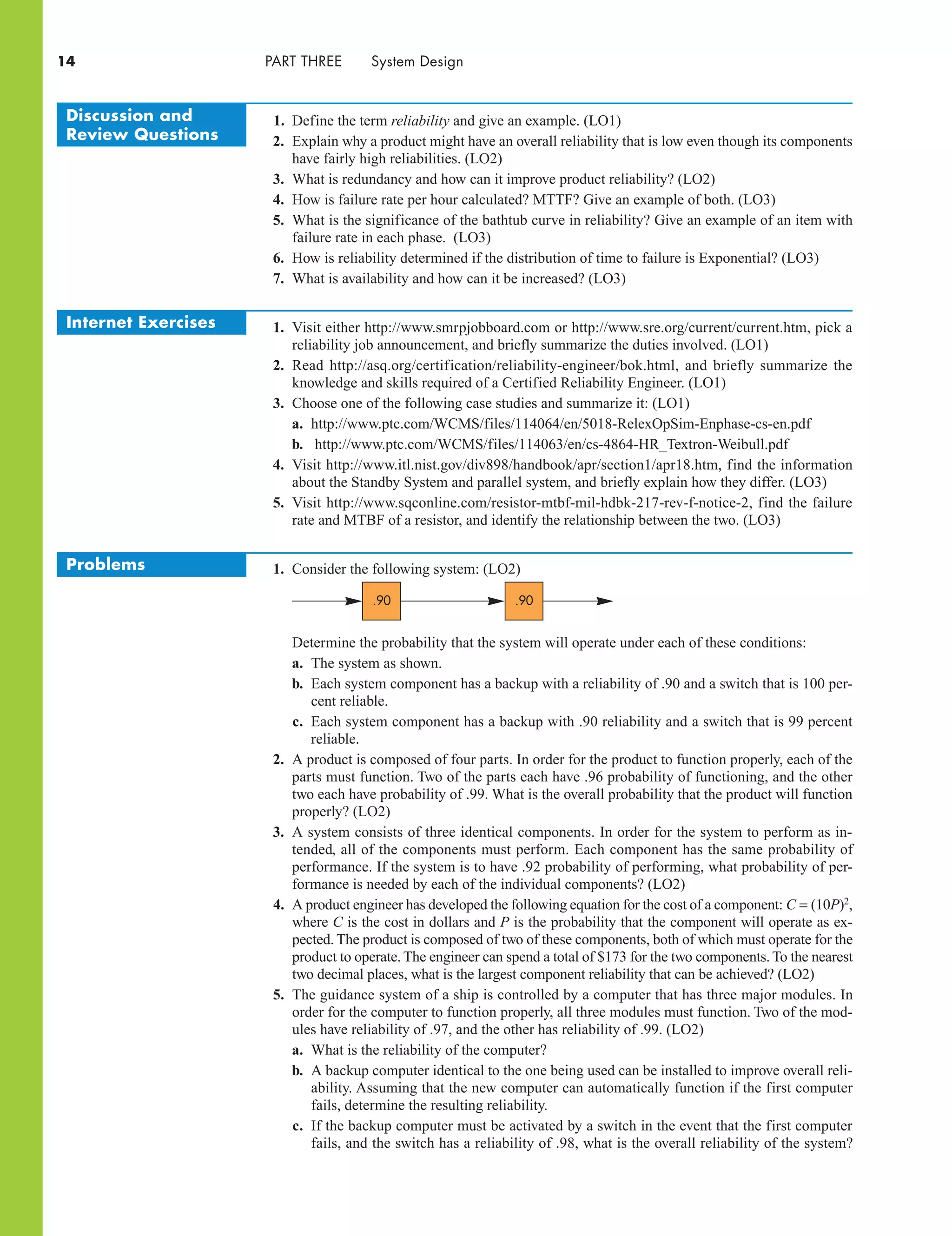 Supplement to Chapter 04: Reliability | PDF