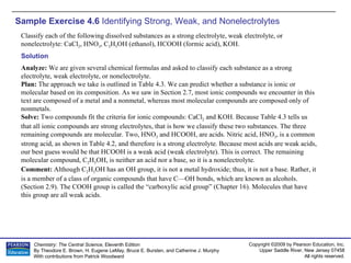 AP Chemistry Chapter 4 Sample Exercise | PPT