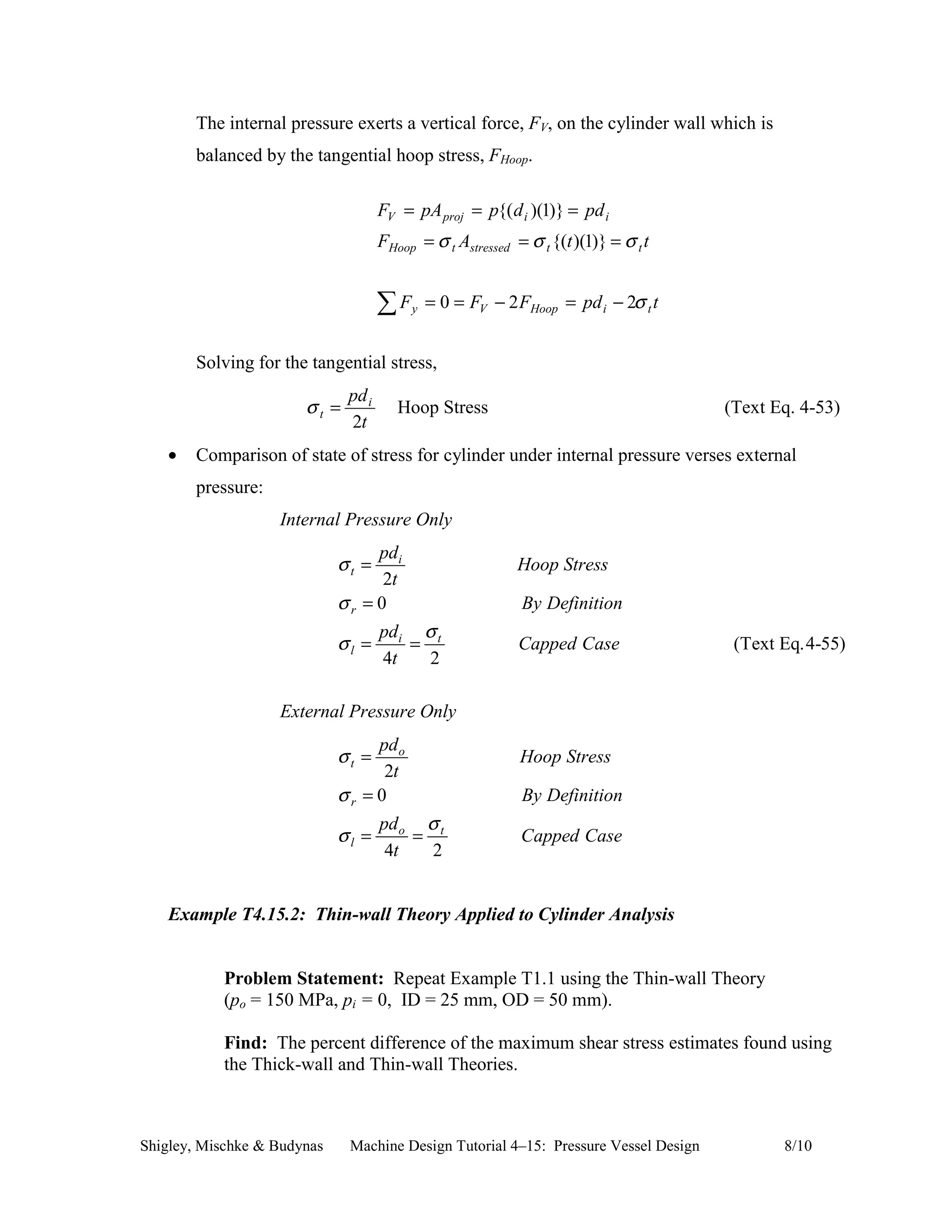 Ch04 section15 pressure_vessel_design | PDF