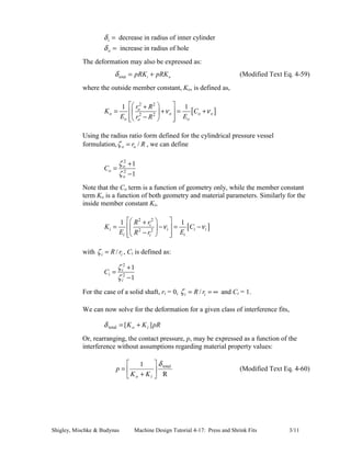 Ch04 section17 press_and_shrink_fits | PDF