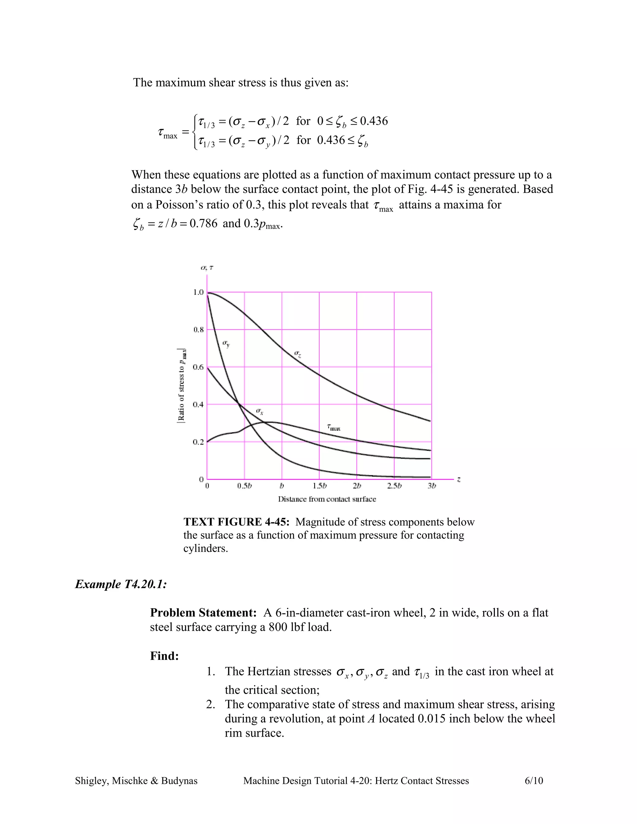 Ch04 section20 hertz_contact_stresses | PDF