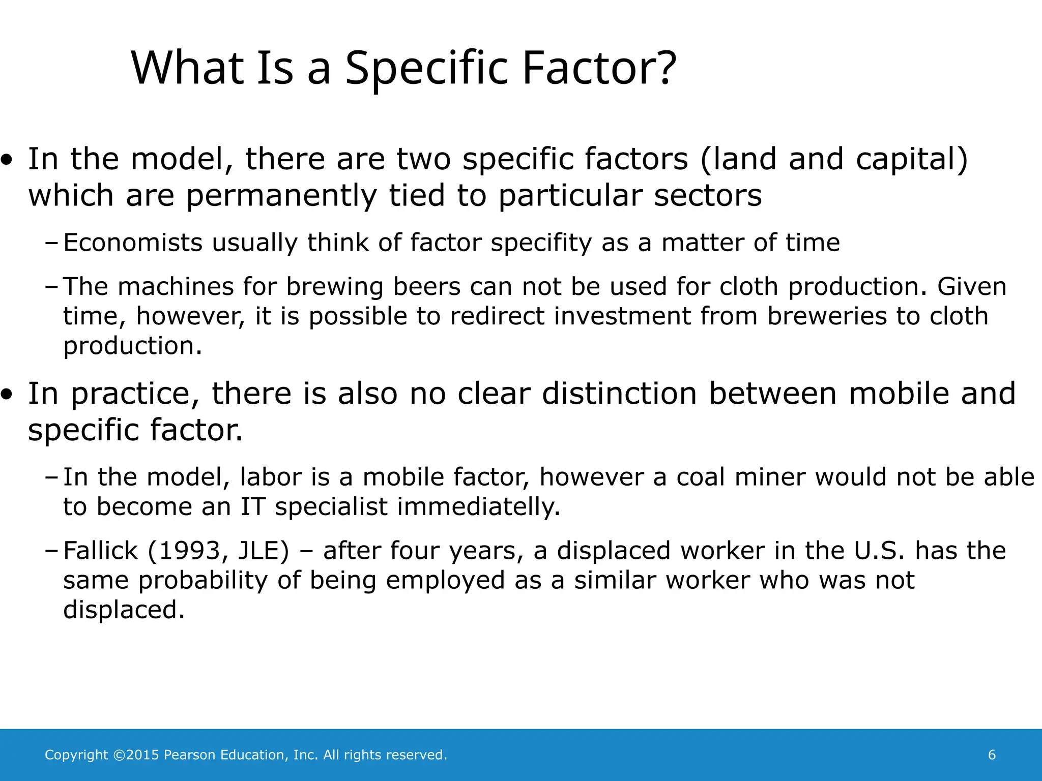 chapter 04 The Specific Factors Model.ppt