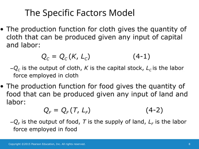 chapter 04 The Specific Factors Model.ppt