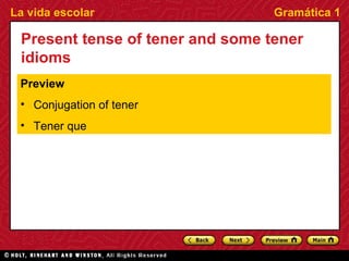 Ch04 Tener Idioms | PPT