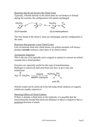 Ch05. streochemistry | PDF