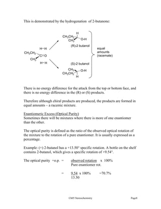 Ch05. streochemistry | PDF