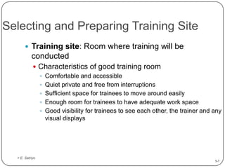 Employee Training & Development Ch 05 | PPTX