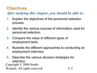 Chapter 05 Selection | PPT