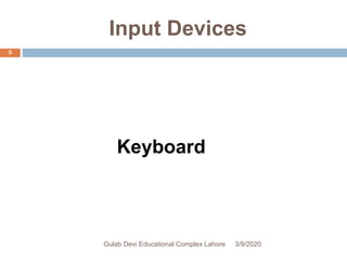 Ch # 05 input and output devices in computer | PPT