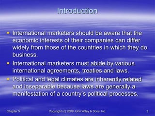 ch05. Political Legal Environments | PPT