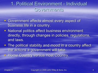 ch05. Political Legal Environments | PPT
