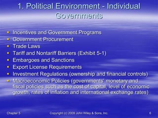 ch05. Political Legal Environments | PPT