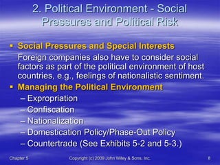 ch05. Political Legal Environments | PPT