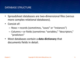 CHAPTER 5- DATA EXPLORATION AND VALIDATION | PPT