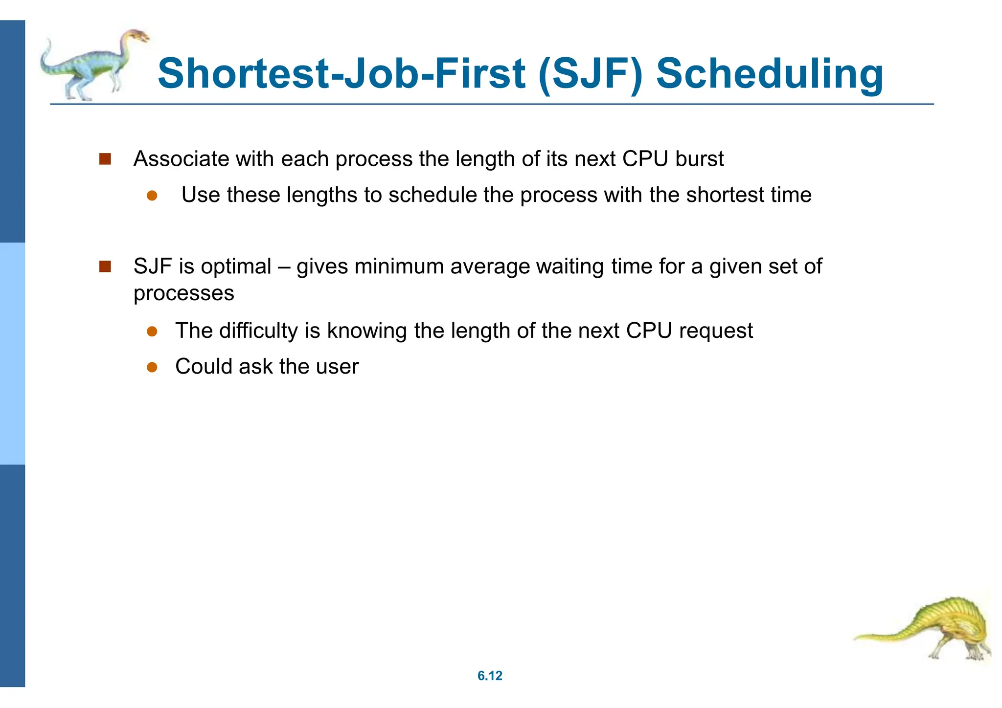 Operating systems - Processes Scheduling | PPTX