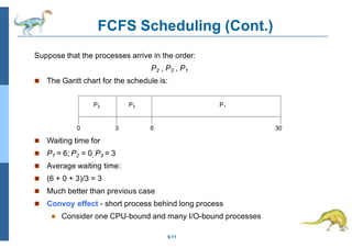 Operating systems - Processes Scheduling | PPTX