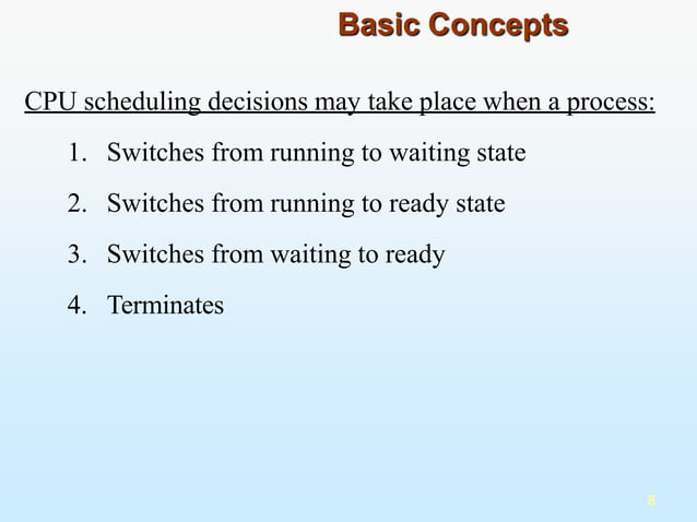 OS-operating systems- ch05 (CPU Scheduling) ... | PPT