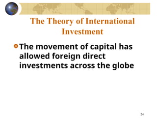 THEORY OF TRADE AND INVESTMENT AND BUSINESS | PPT