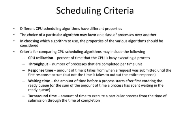 Ch05 cpu-scheduling | PPT