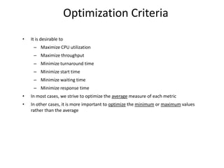 Ch05 cpu-scheduling | PPT