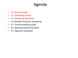 Ch05 cpu-scheduling | PPT