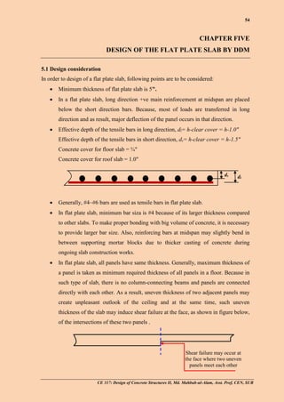 Design of flat plate slab and its Punching Shear Reinf. | PDF | Civil Engineering Industry ...