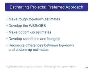 PROJECT MANAGEMENT - Estimating Project Times and Costs | PDF