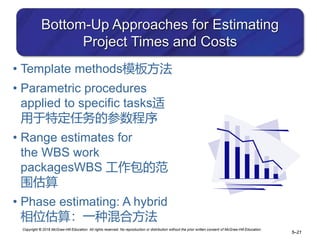 PROJECT MANAGEMENT - Estimating Project Times and Costs | PDF