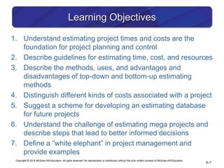 PROJECT MANAGEMENT - Estimating Project Times and Costs | PDF