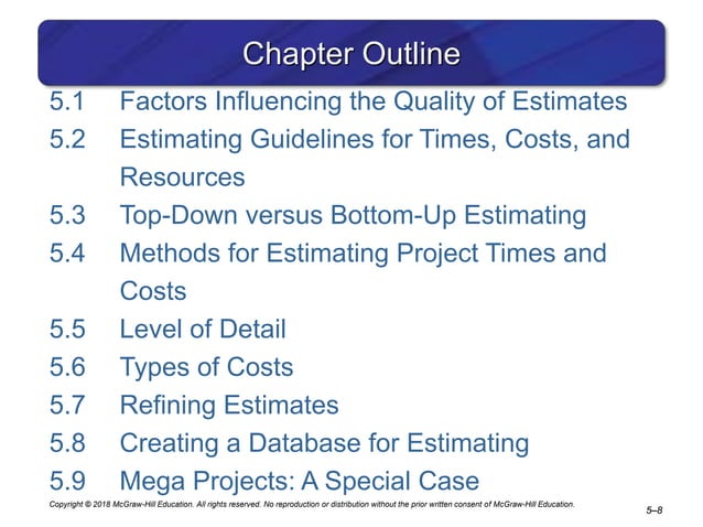 PROJECT MANAGEMENT - Estimating Project Times and Costs | PDF | Business | Business and Finance