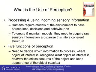Lecture3:Chapter5-Perception..Dr.Anna
