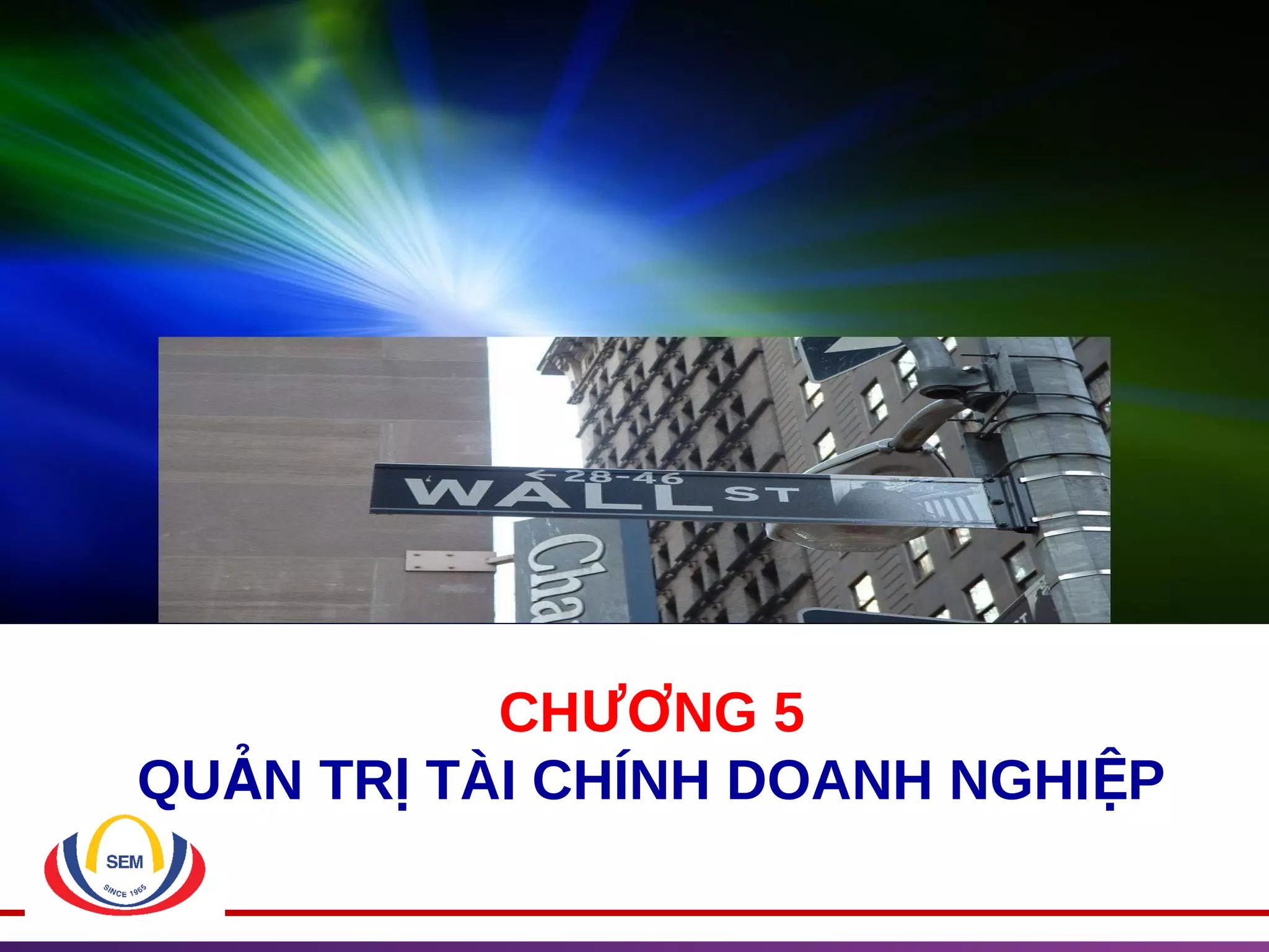 Quản trị tài chính doanh nghiệp | PDF