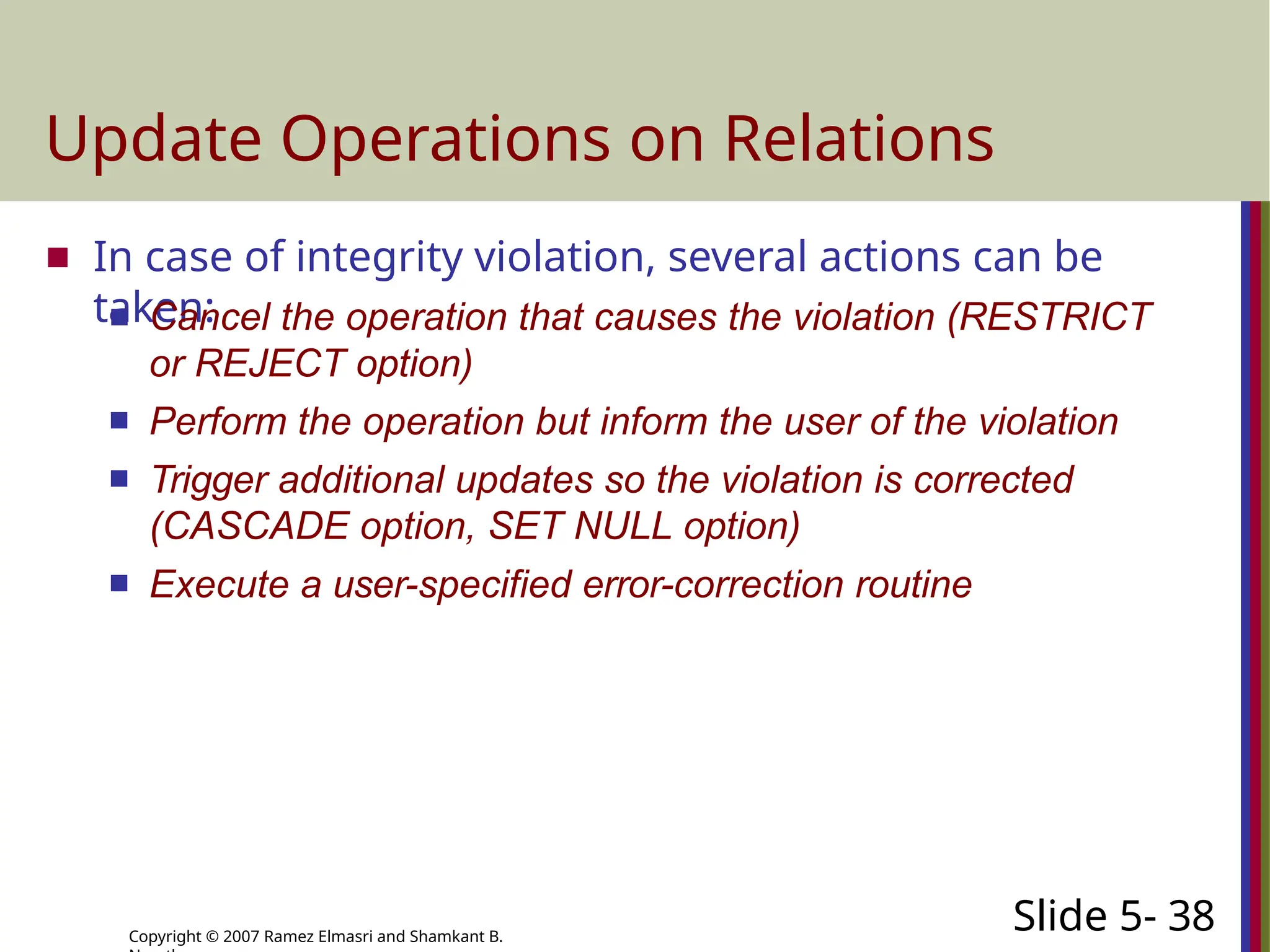 Ch05 The Relational Data Model And Relational Database Constraintspptpptx
