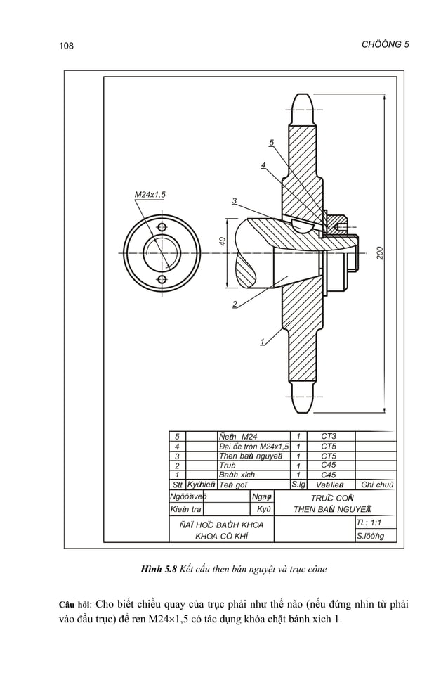 ve ky thuat co khi le khanh dien 136 trang Chuong 05 1 | PDF