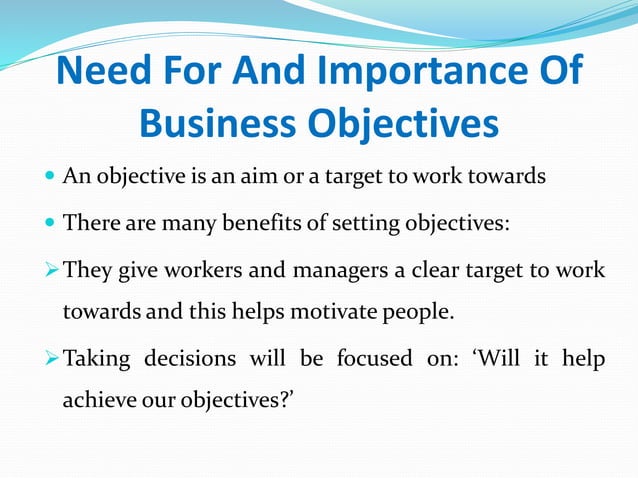 CH05 Business objectives and stakeholder objectives.pptx | Business ...
