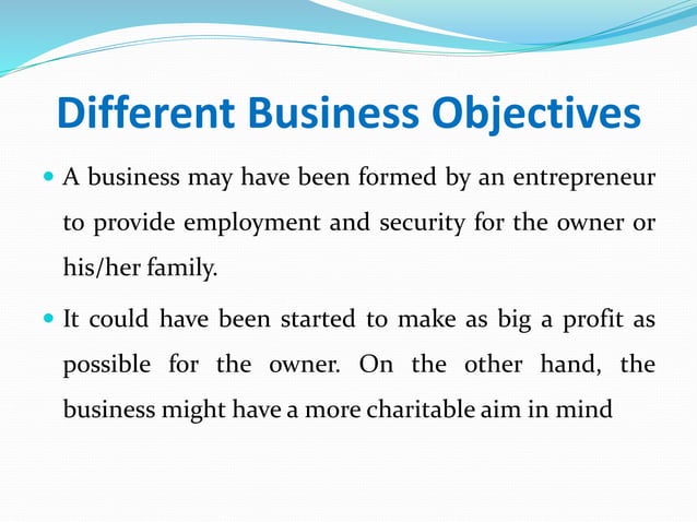 CH05 Business objectives and stakeholder objectives.pptx | Business ...