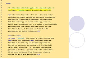 Cascading Style Sheet - CSS | PPT