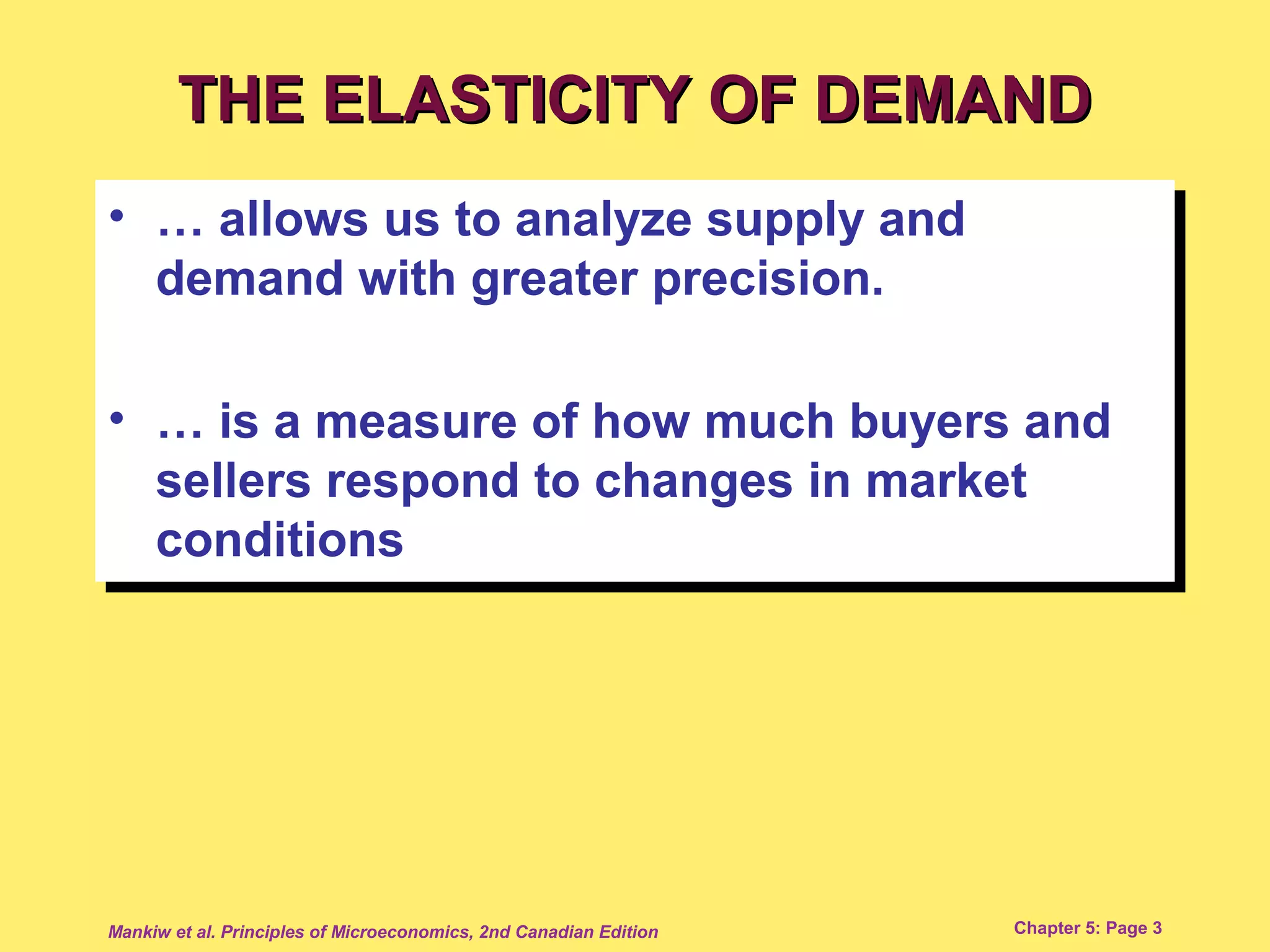 Macroeconomics_Elasticity and its Applications | PPT