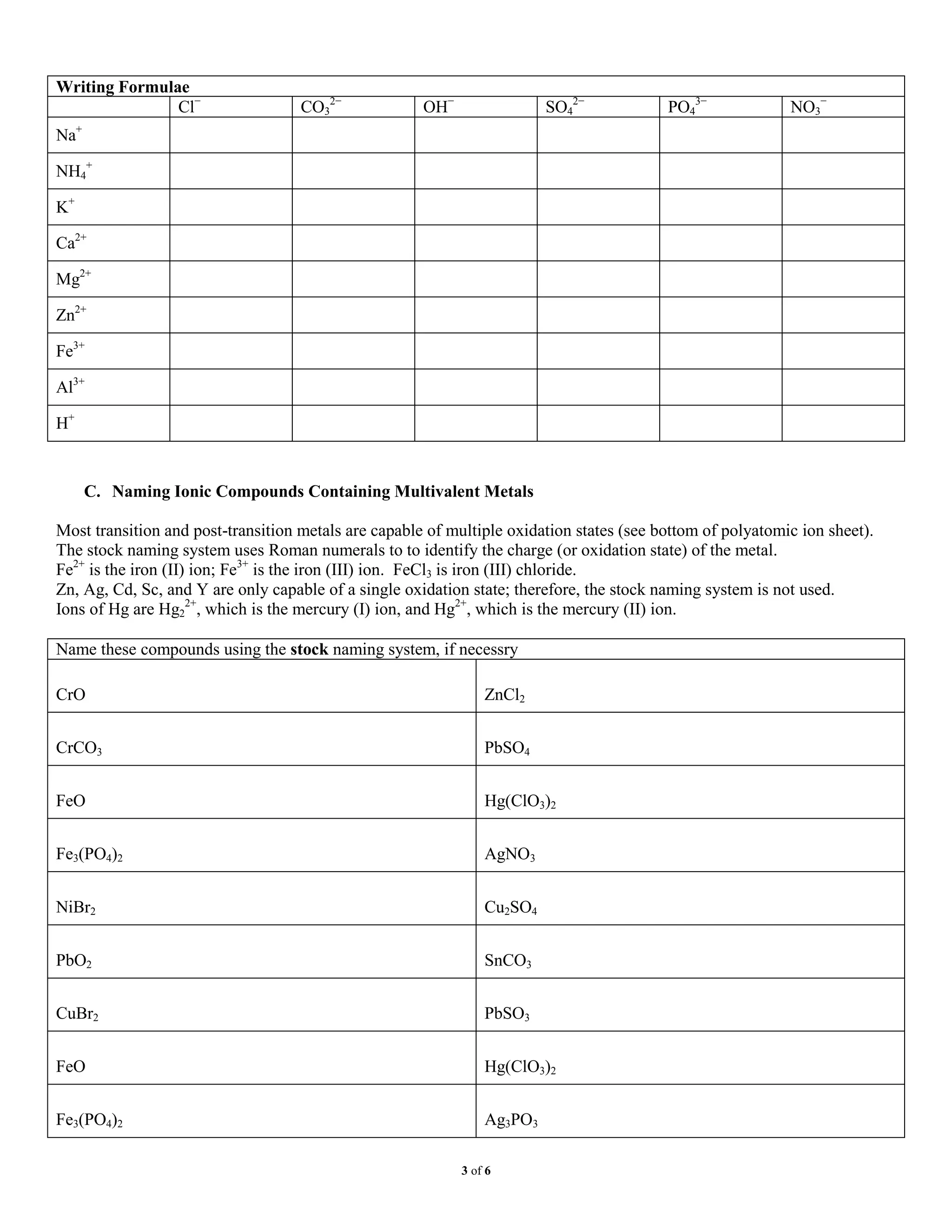 Ch 05 nomenclature packet ch099 a | PDF