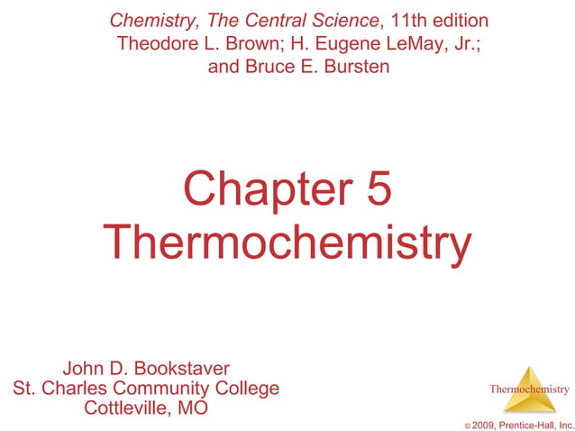 AP Chemistry Chapter 5 Outline | PPT | Chemistry | Science
