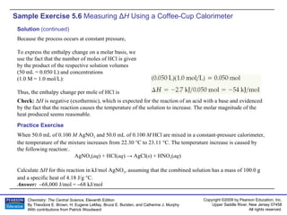 AP Chemistry Chapter 5 Sample Exercise | PPT