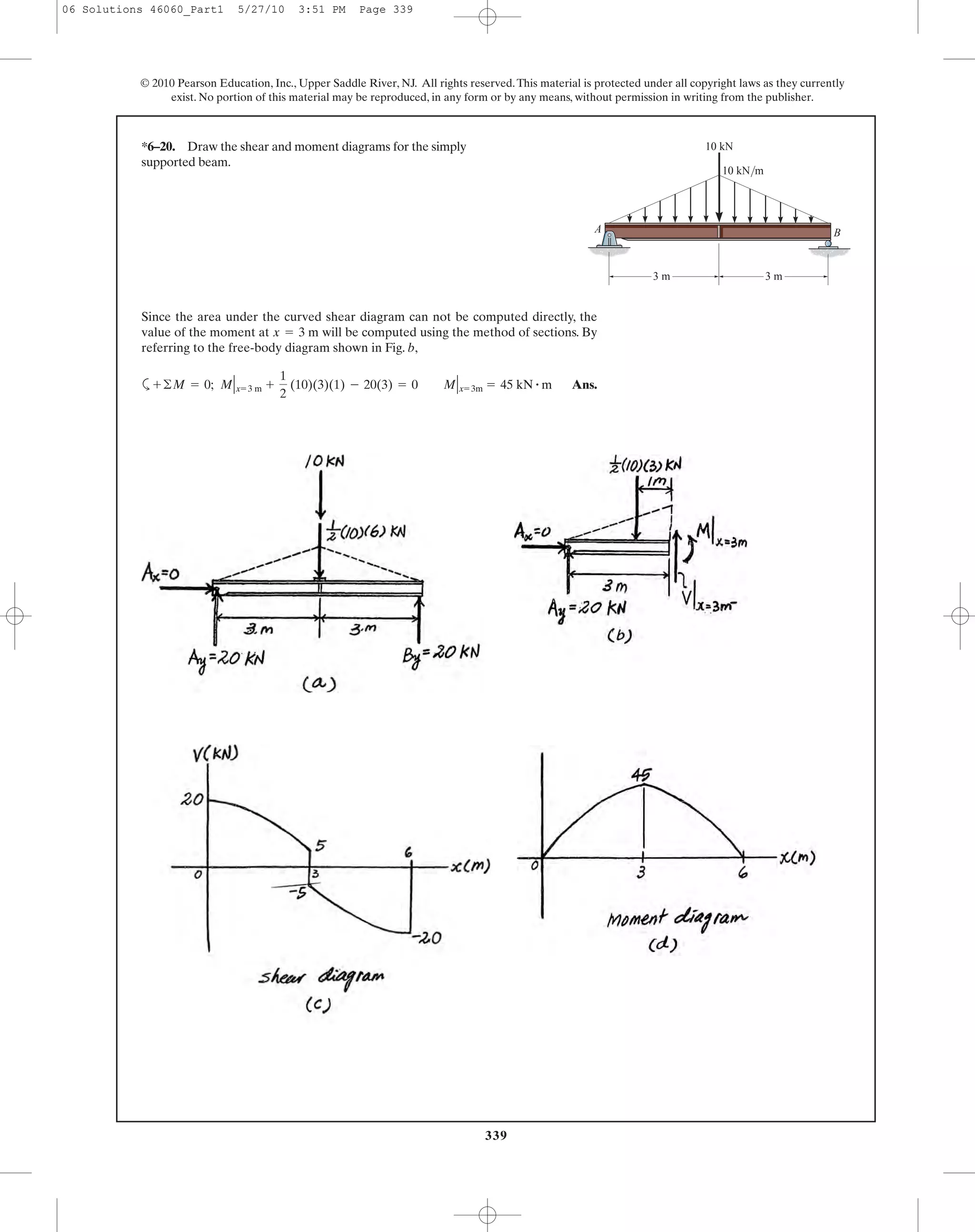 Ch06 07 pure bending & transverse shear | PDF