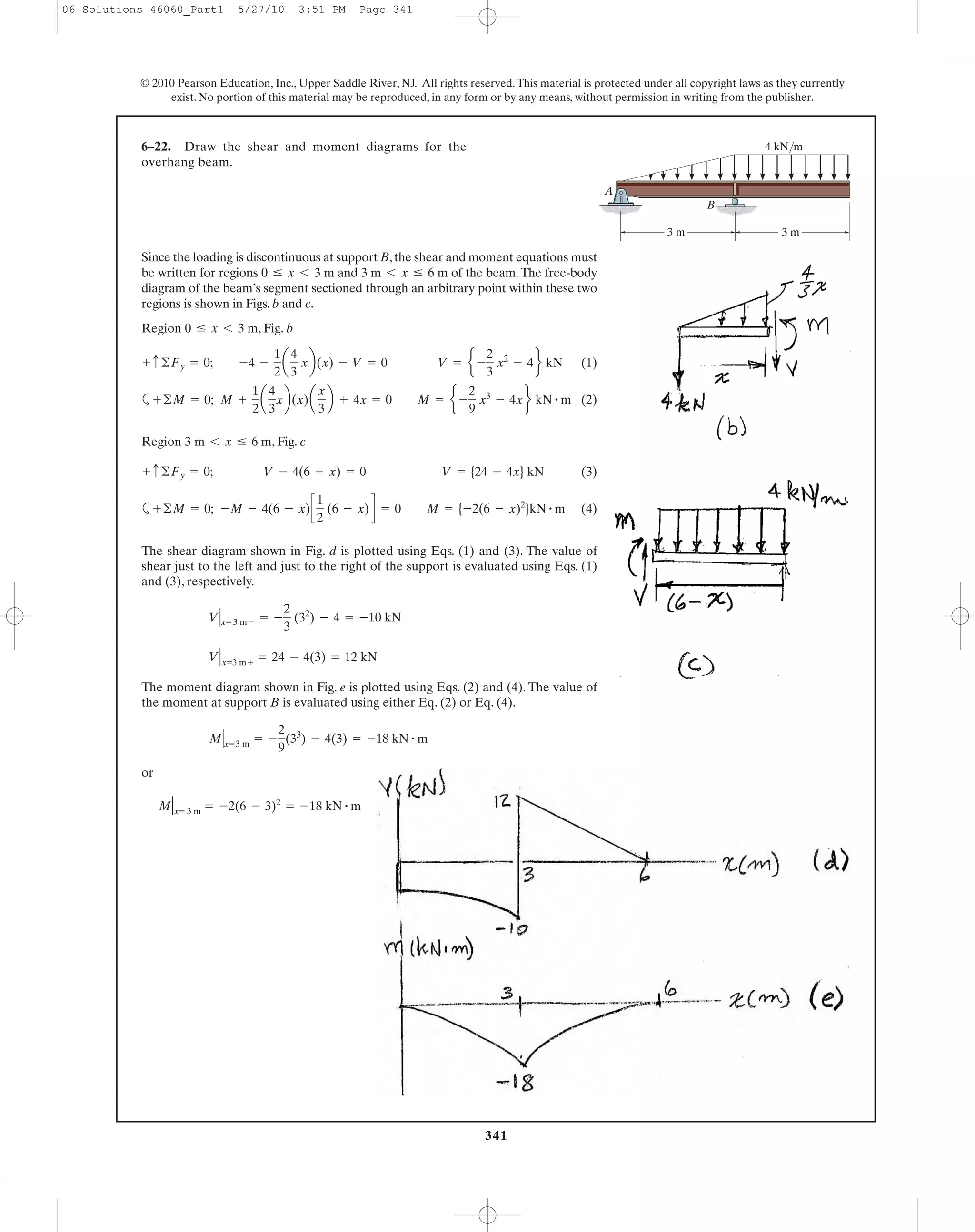 Ch06 07 pure bending & transverse shear | PDF