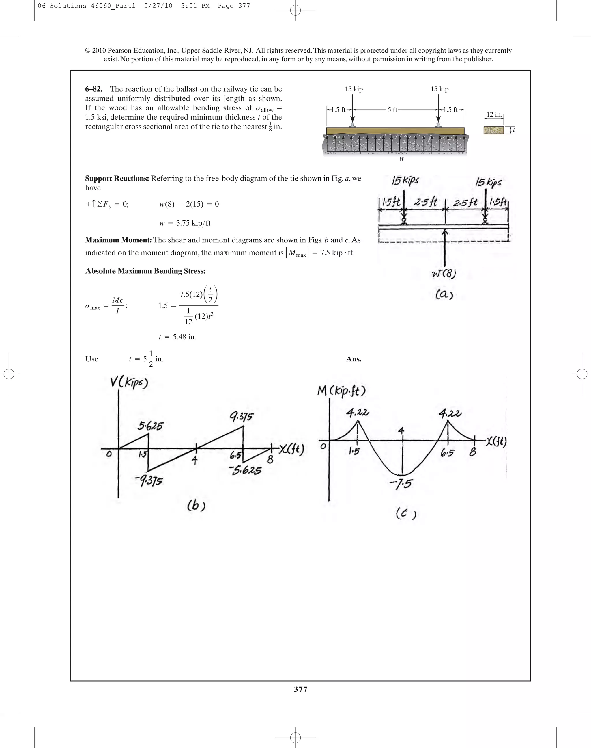 Ch06 07 pure bending & transverse shear | PDF