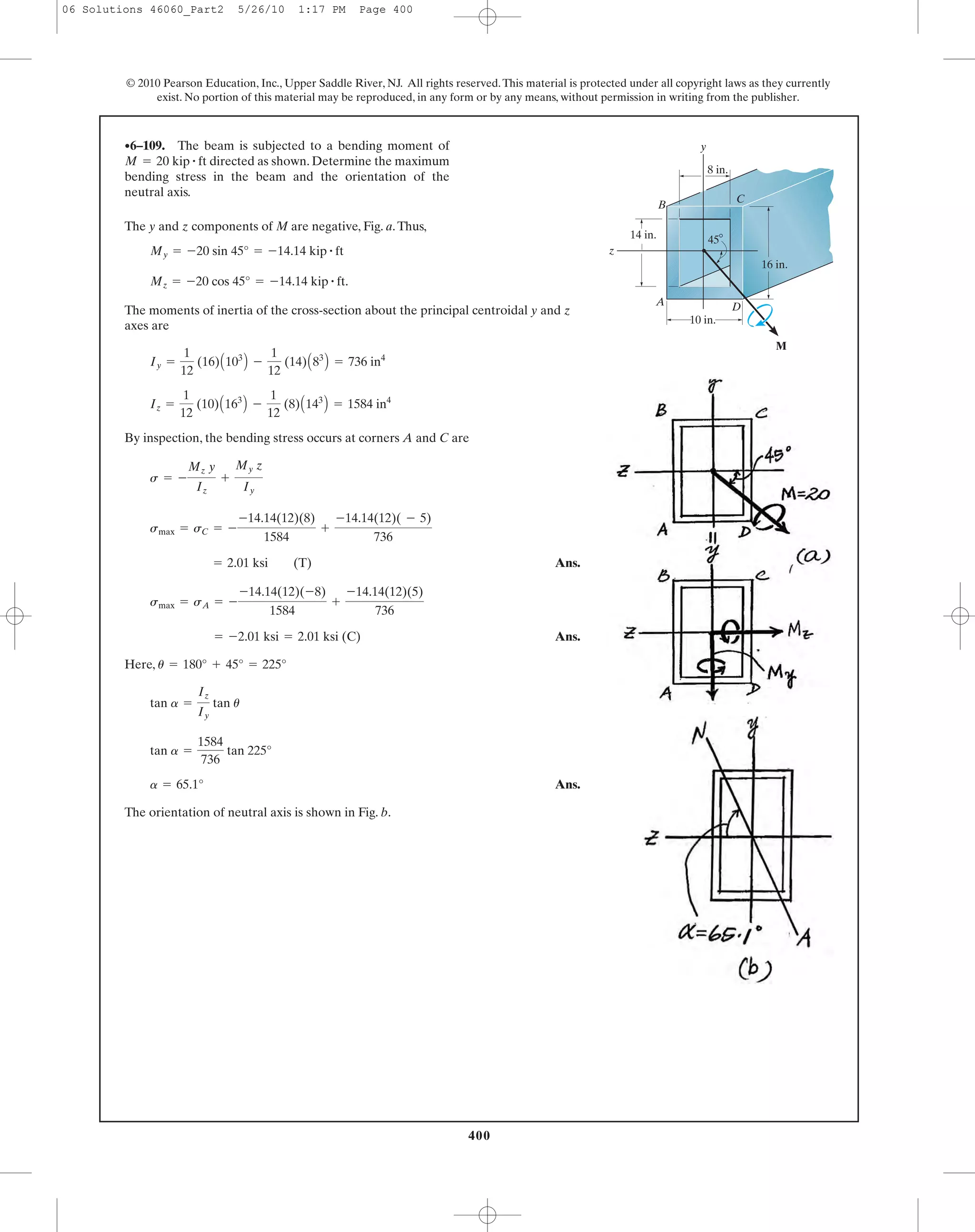 Ch06 07 pure bending & transverse shear | PDF