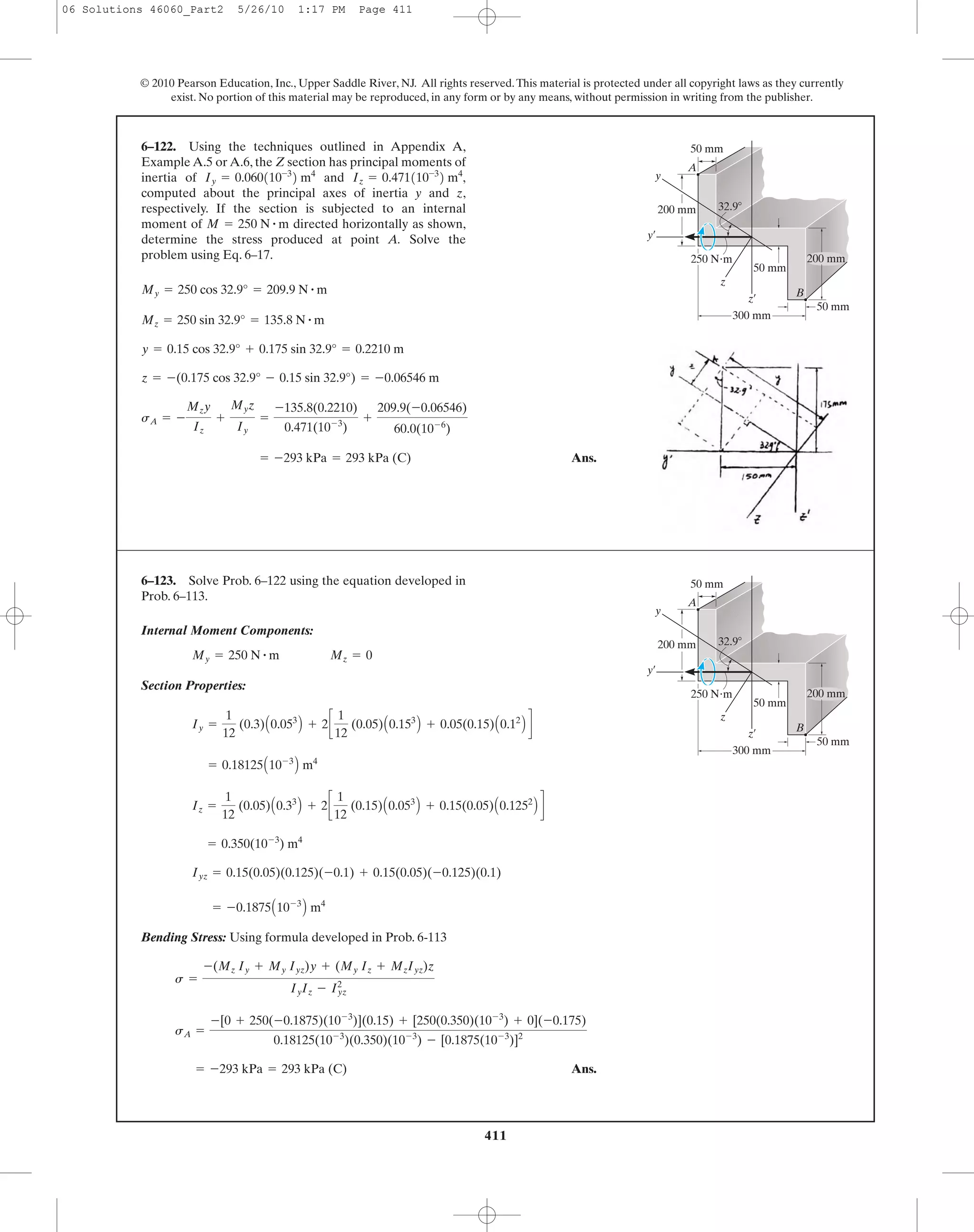 Ch06 07 pure bending & transverse shear | PDF