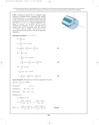 Ch06 07 pure bending & transverse shear | PDF