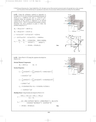 Ch06 07 pure bending & transverse shear | PDF