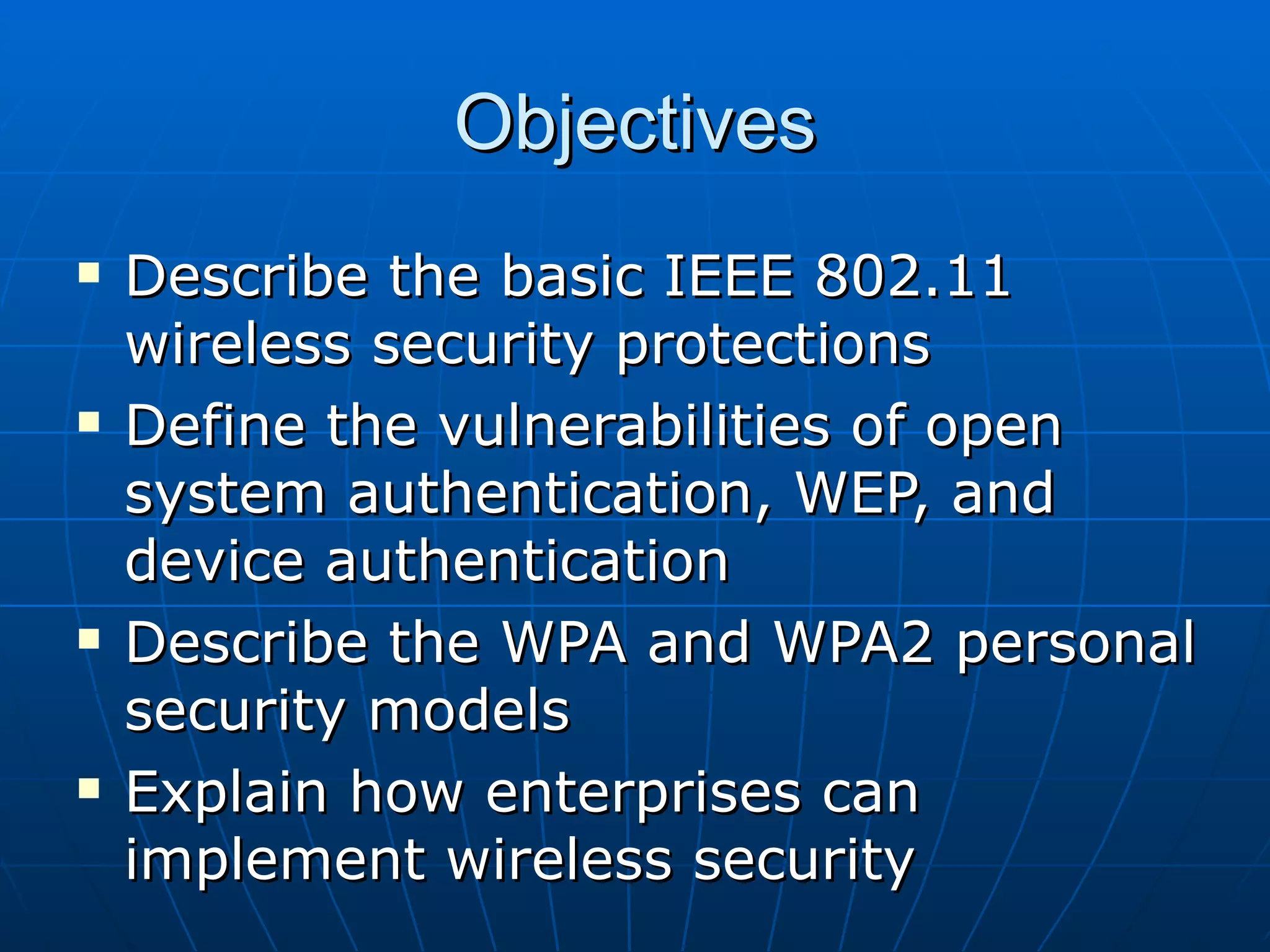 Ch06 Wireless Network Security | PPT