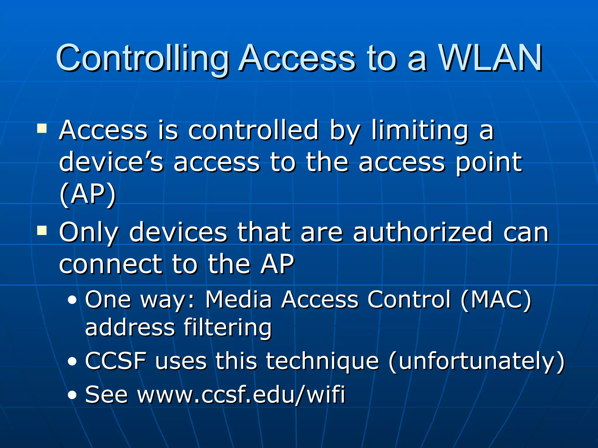 Ch06 Wireless Network Security | PPT